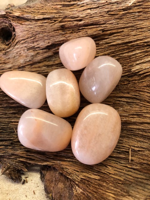 Pink Moonstone - Tumbled – Elemental Energies with Chris Ann